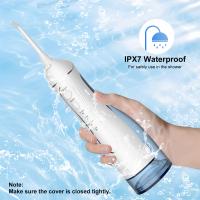 China ABS Plastic Cordless Water Flosser with 140psi Pressure & IPX7 Waterproof for Professional Teeth Cleaning for sale