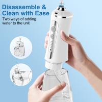 China Type C Charging Cordless Water Flosser with 300ML Tank and 40-110PSI Adjustable Pressure for Professional Oral Care for sale