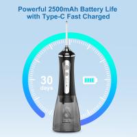 China Professional Dental Water Flosser with 40-110 PSI Adjustable Pressure and 300ML Water Tank Capacity for sale