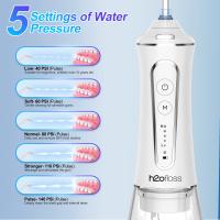 China Multi Pik IPX7 Dental Irrigator 400ml Water Flosser with 2500mAh Battery and UV Sterilization for sale