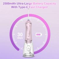 China 5 Mode Electric Water Flosser Dental Irrigator 400ml IPX7 Portable with 2500mAh Battery for sale