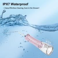 China 5 Mode Electric Water Flosser Dental Irrigator 400ml IPX7 Portable with 2500mAh Battery for sale