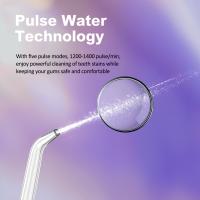 China 5 Mode Electric Water Flosser Dental Irrigator 400ml IPX7 Portable with 2500mAh Battery for sale