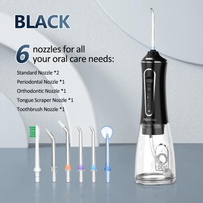 China 5 Mode Electric Water Flosser with 400mL Tank, 2500mAh Battery, and 40-110PSI Pressure for OEM Customization for sale