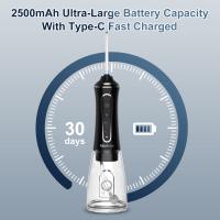 China 5 Mode Electric Water Flosser with 400mL Tank, 2500mAh Battery, and 40-110PSI Pressure for OEM Customization for sale