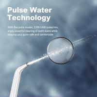 China 5 Mode Electric Water Flosser with 400mL Tank, 2500mAh Battery, and 40-110PSI Pressure for OEM Customization for sale