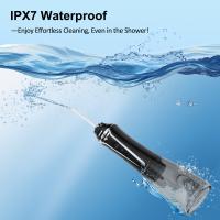 China 300ml IPX7 Cordless Oral Irrigator Rechargeable Water Flosser 100-240V Customizable for sale