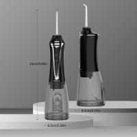 China 300ml IPX7 Cordless Oral Irrigator Rechargeable Water Flosser 100-240V Customizable for sale