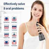 China Portable Dental Irrigator 300ML Water Tank 2500mAh Lithium Battery Teeth Cleaner for sale