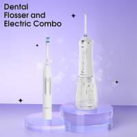 China 2-in-1 Electric Toothbrush with Water Flosser IPX7 Waterproof USB-C Rechargeable Oral Care Device for sale