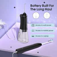 China Wireless Charging 2-in-1 Flosser Toothbrush Combo Battery Powered OEM 15K Daily Production for sale