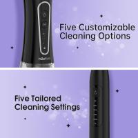 China Wireless Charging 2-in-1 Flosser Toothbrush Combo Battery Powered OEM 15K Daily Production for sale