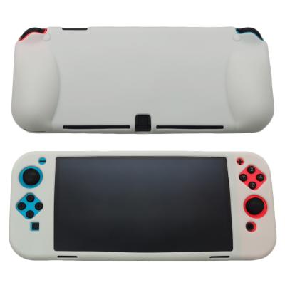 China Silicone Protective Cover Shockproof Grip Case for Nintendo Switch OLED 24.5x10.5x3cm for sale
