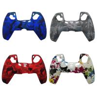 China PS5 Dualsense Silicone Cover 16x11x5cm Comfort Hand Grip Water-Transfer Printing for sale