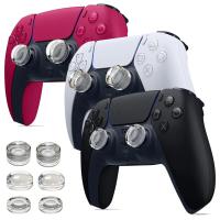 China Crystal Clear Liquid Silicone Thumb Grip Caps 10mm Height for PS5 PS4 Xbox Switch Pro Controller 6 Pack for sale