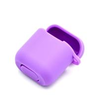 China Macaron Silicone Cover with Keychain for AirPods 1st 2nd Charging Case 5.7cm for sale