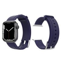 China FKM Rubber Watch Strap 38mm 49mm Quick Release Silicone Apple Watch Band for sale