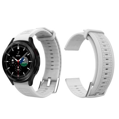 China FKM Fluoroelastomer Watch Strap for Samsung 38-49mm Dust Resistant Replacement Band for sale