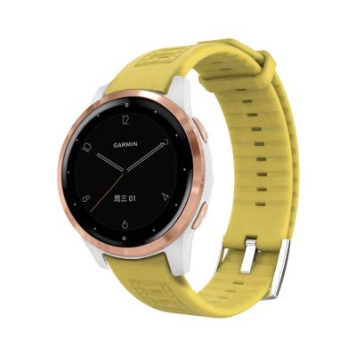 China Fluororubber Watch Strap 38mm 49mm Sweat Resistant Waterproof Lightweight FKM Band for sale