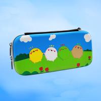 China Hard PU Carrying Travel Case for Nintendo Switch OLED 6.5 Inch Cartoon Chicken Pattern for sale