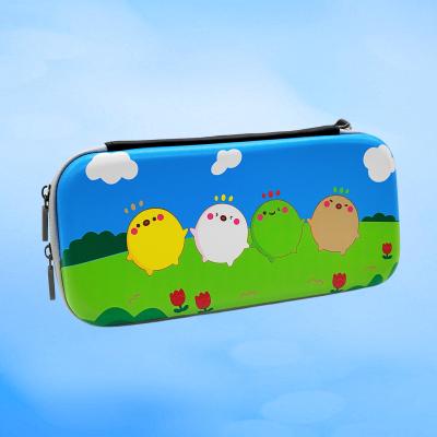 China Hard PU Carrying Travel Case for Nintendo Switch OLED 6.5 Inch Cartoon Chicken Pattern for sale