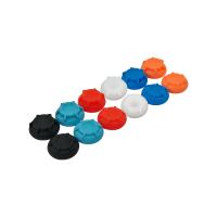 China 6 in 1 Multi Colors Elevated Textured Silicone Thumbstick Caps for Nintendo Switch 2 for sale