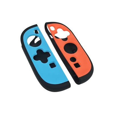 China Thickened Textured Two-Tone Silicone Handle Case for Nintendo Switch 2 7.2cm for sale