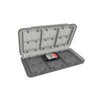 China Double Sided 12 Slots Portable Plastic Game Card Case for Nintendo Switch 2 6.2x11.3x1.2cm for sale