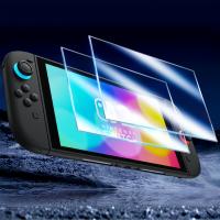 China Anti-Glare Blue Light Filter Tempered Glass Screen Protector for Nintendo Switch 2 19.5x10.5cm 9H Hardness for sale