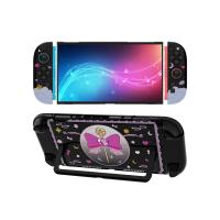 China Cartoon Girly Print Detachable Hard Case for Nintendo Switch 2 27.4x12x2.7cm 66g Two-Piece Protective Shell for sale
