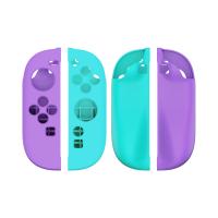 China Silicone Protective Case for Nintendo Switch 2 Joy-Con Shockproof Anti-Slip 7.2cm Purple Mint Green for sale