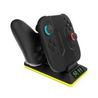 China Detachable Portable Charging Dock with RGB Light for Nintendo Switch 2 Joycon and Pro Controller for sale