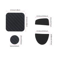 China 10 in 1 Full Function Anti-Slip Carbon Fiber Silicone Sticker Set For Steam Deck Controller 2 for sale