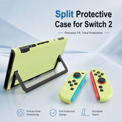 China Anti-Scratch 3 IN 1 TPU+PC Premium Material Protective Case for Nintendo Switch 2 Console and Joy-Cons for sale