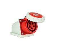 China PCE Shore Power Industrial Waterproof Explosion-proof Plug with Socket 380V 32A 4 Pins IP67 Typ1242 Plastic Material for sale