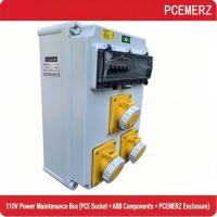 China PCEMERZ Industrial Socket Box Power Maintenance Box IP67 Rated 380V Plastic Plug with Socket for sale