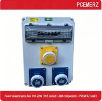 China PCEMERZ Industrial Socket Box Power Maintenance Box IP67 Rated 380V Plastic Plug with Socket for sale