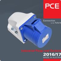 China Brand New PCE Industrial Plastic Plug with Socket 220V-32A-3-Core-IP44-Typ123 for sale