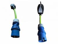 China Portable Tesla Industrial Ground-Free Blue Fast Charging Plug | 220V 32A 7KW | Wall-Mounted Fast Charging Box Original Brand New for sale