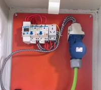 China Portable Tesla Industrial Ground-Free Blue Fast Charging Plug | 220V 32A 7KW | Wall-Mounted Fast Charging Box Original Brand New for sale