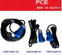 China European  IEC C19 220V16A Stage Lighting Extension Cable RV External Mains Power Charging Conversion Cable Customizable 3-10m for sale