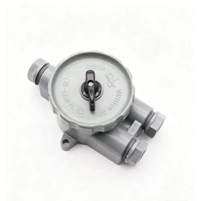 China Marine Watertight Switch HF3-1, Nylon Waterproof Changeover Switch HF3-1B, 250 Connector Socket, 10A 250V for sale