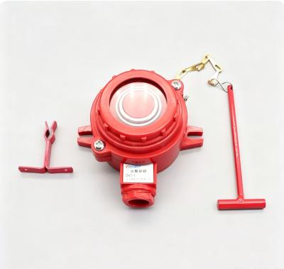 China Marine Emergency Fire Alarm Button DK7-1/2 IP56 Nylon Round Switch with Air/Oil Cut-off From Mainland China for sale