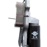 China Quanchai 6J1 Engine Oil Filter Cooler Parts for Diesel Heli Longgong Forklift Model No. 5610543710000 2kg for sale