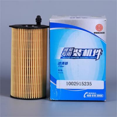China Weichai Original Oil Filter Element 1002915235 Central Tube Core Component Compatible Diesel WP2.3 Piston Engine Model 6HH1 for sale