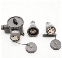 China Supergen Marine Nylon Watertight Plug Socket CTF2-2+CZF2-2 Complete Set CZF3-2 Waterproof Switched Plug Socket 250V for sale