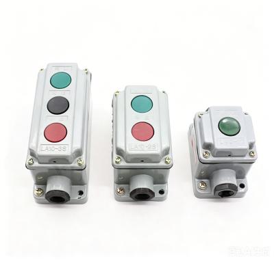 China Waterproof Dustproof Explosion-proof 380V 5A Push Button Switch Marine LA10-1S/2S/3S Aluminum Shell Control Start/stop for sale