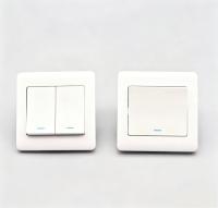 China HE-2N-2 Marine Cabin Wall Switch Single/Double-gang Two-way Control with JXN-5 Concealed Box 10A 250V 4P/3P Pins ON-OFF Action for sale