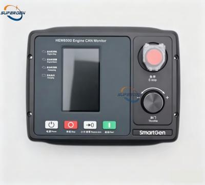 China Engine CAN Monitor HEM8500  SmartGen Intelligent Instruments Control Equipment 4.3-inch LCD + CANBUS Interface + RS485 Interface for sale