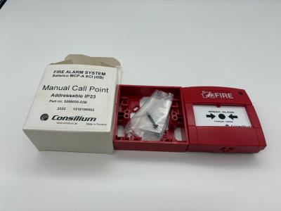 China Original Consilium MCP-A SCI (GB) 5200030-02B PLC-Based Manual Call Point with LED Indicator 34V DC for Ship Fire Detection for sale